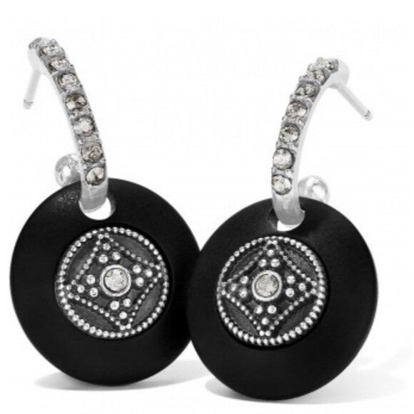 Brighton | Jewelry | Brighton Meridian Eclipse Black Crystal Disc ...